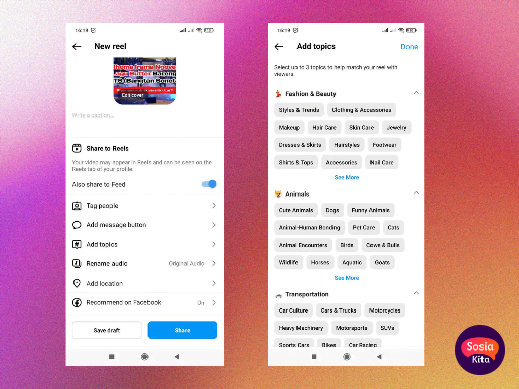 Add Topics Instagram: Fitur Baru Pengganti Hashtag yang Lebih Efektif ...